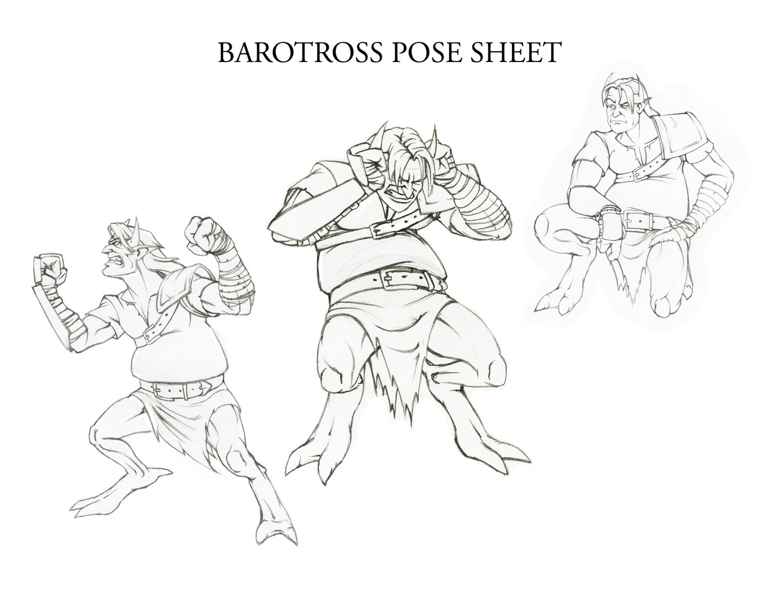 Class of 2011 - Design Blog: Shaan's character Pose Sheet