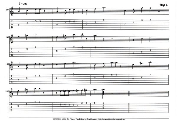 routestodjango: Tab : Minor Swing