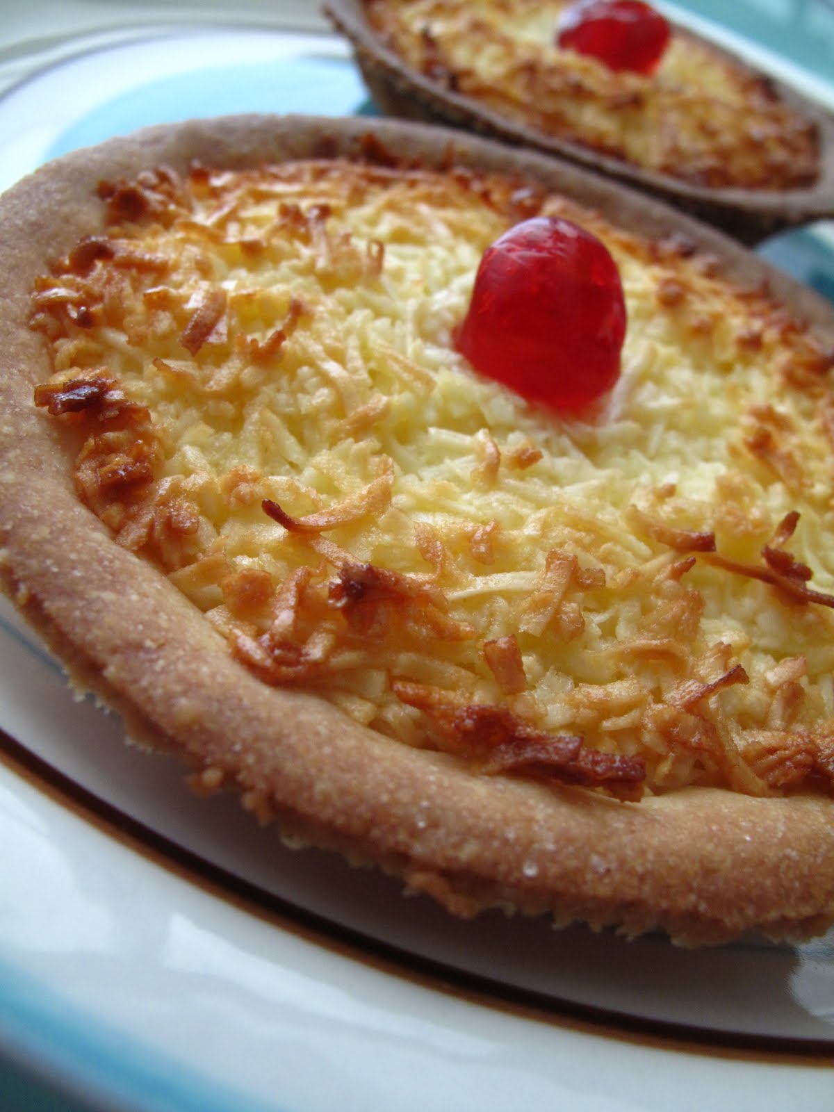 the photographs: Coconut Tart Recipe