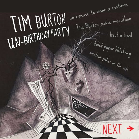 pearls on the path: pumped up about a tim burton themed party