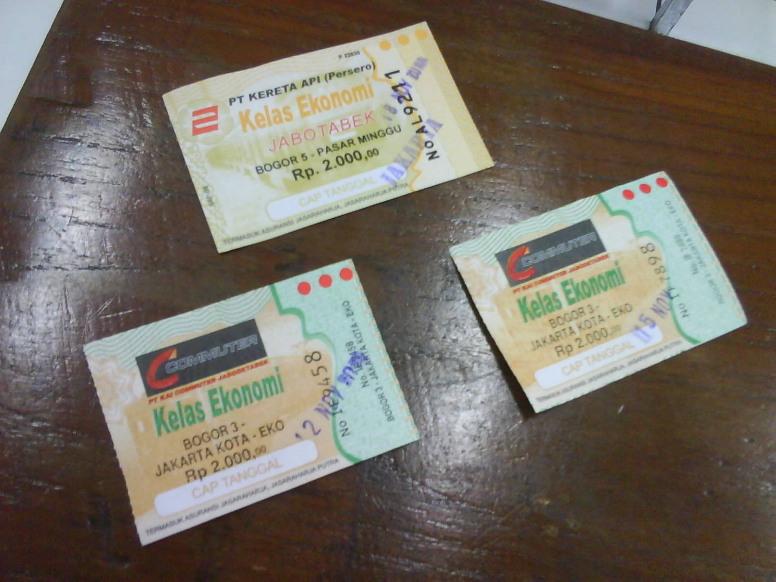 Dika dan yang lainnya: Apa!? Karcis kereta untuk ke Jakarta kota dan ...