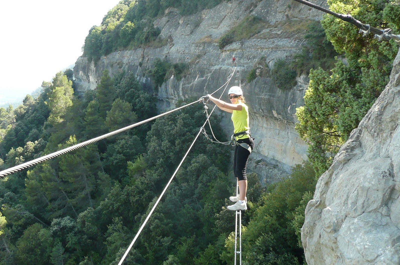 "VIVIENDO EN LAS NUBES..." Aventura.: VÍA FERRATA DE LES BAUMES ...