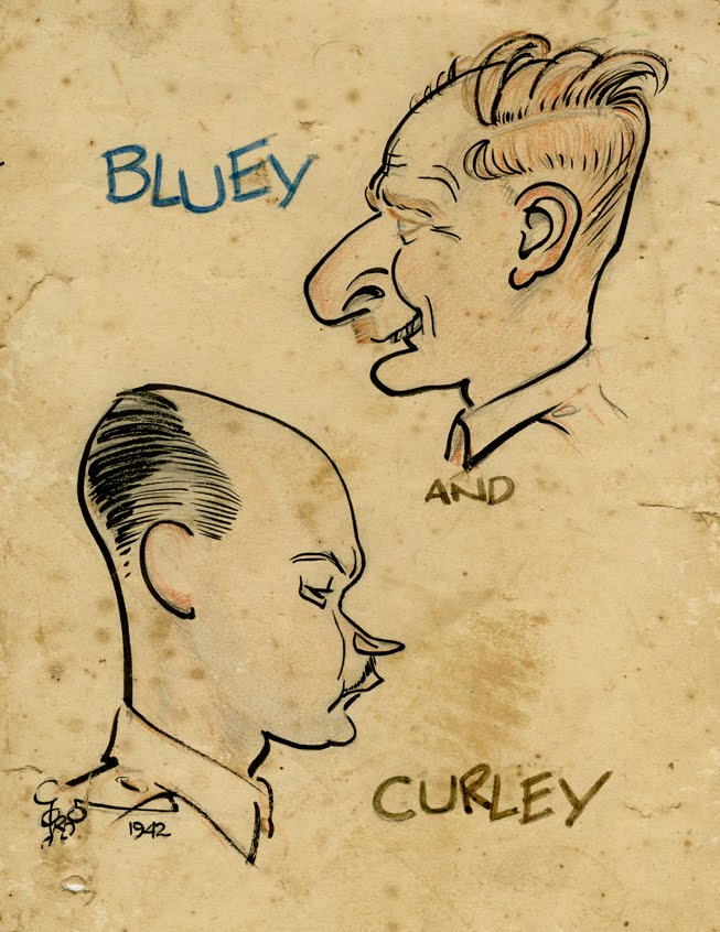 Len Cutten, Artist.: Bluey & Curley, 1942.
