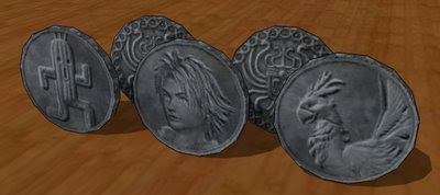 Amy Winhouse: Final Fantasy X-2 Papercraft Coins