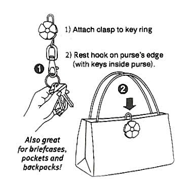 Make Your Own Purse Key Finder | semashow.com