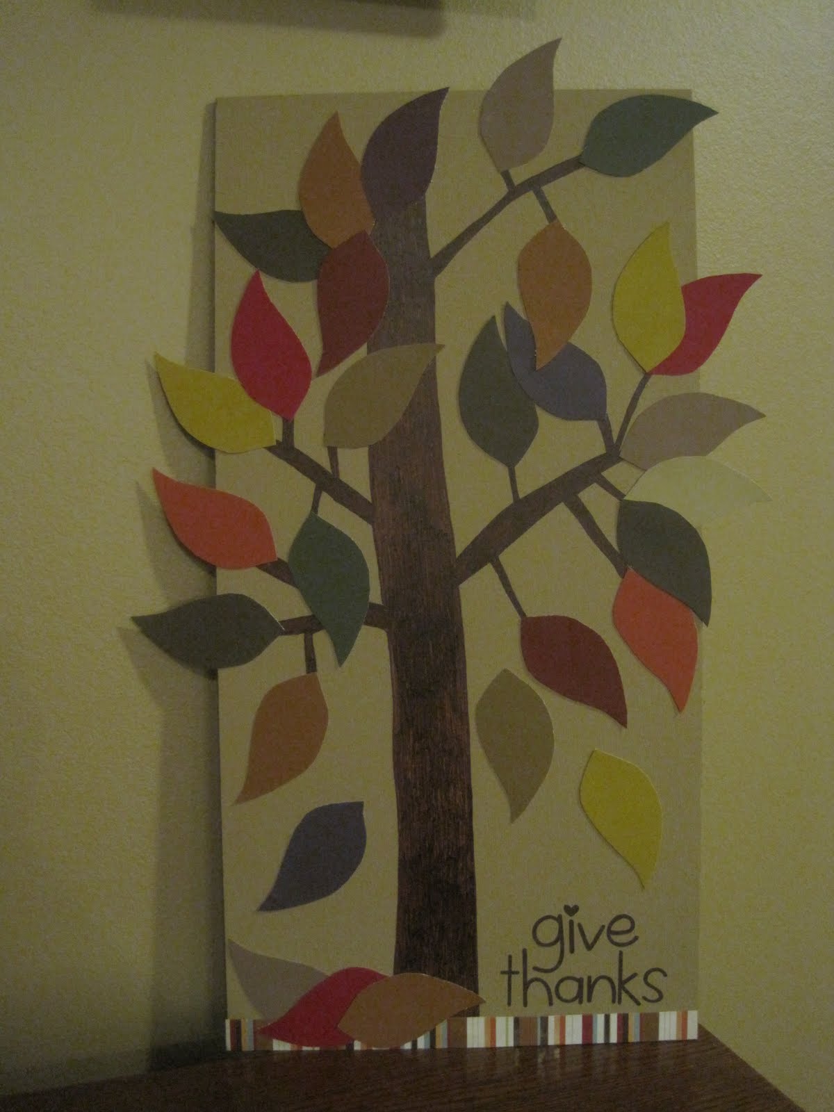 Bunch of Craft: Give Thanks Tree