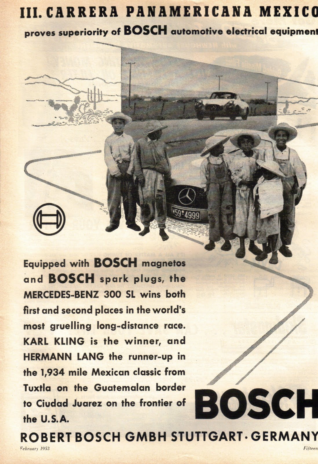 The Automobile and American Life: 1950 Mexican Road Race: La Carerra ...