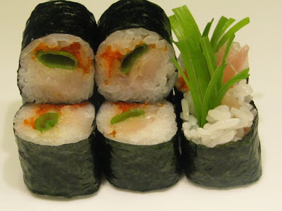 chef choo: Negi hama(Hamachi roll)