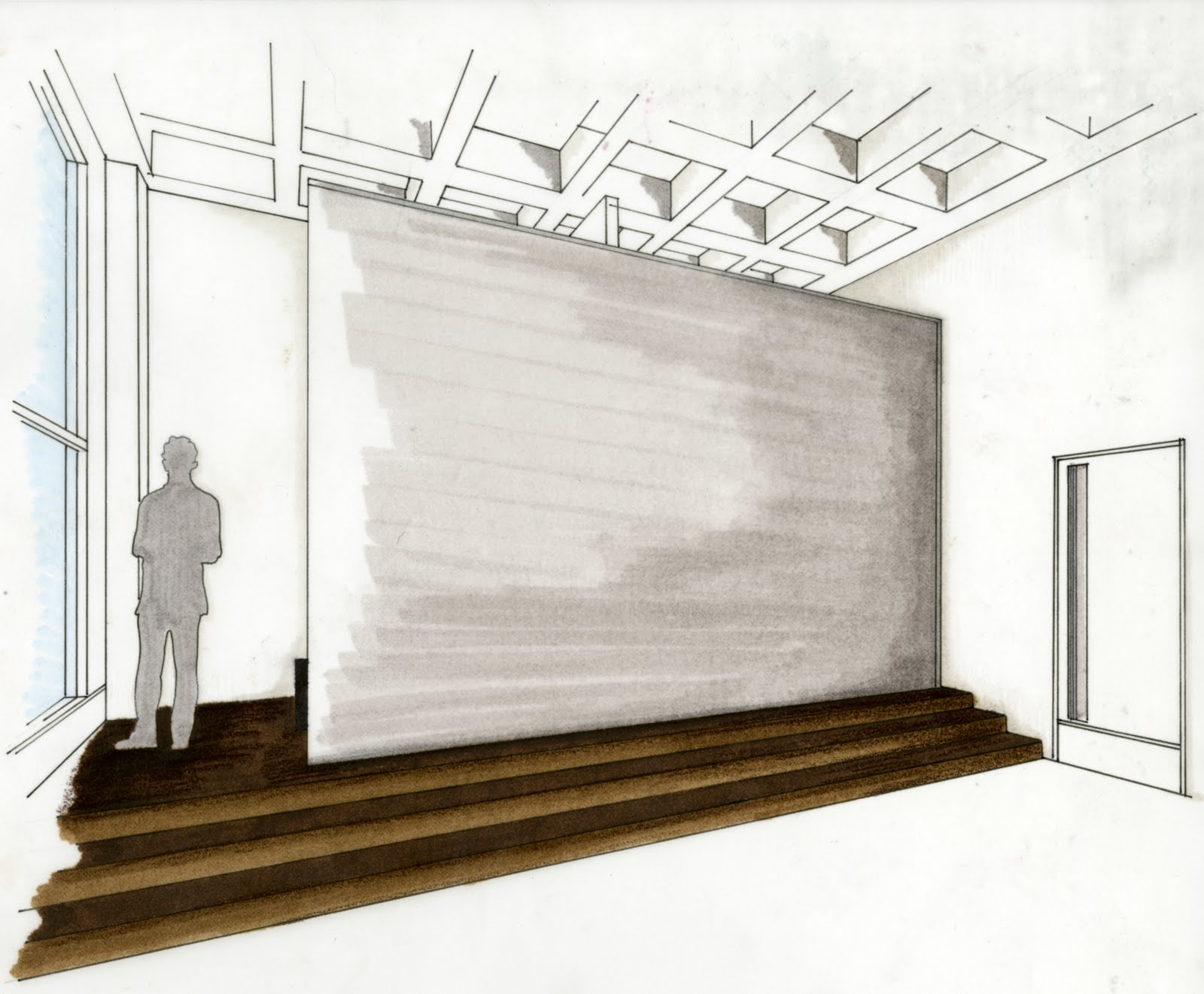 cmb: Studio Space: Final Perspective Drawings