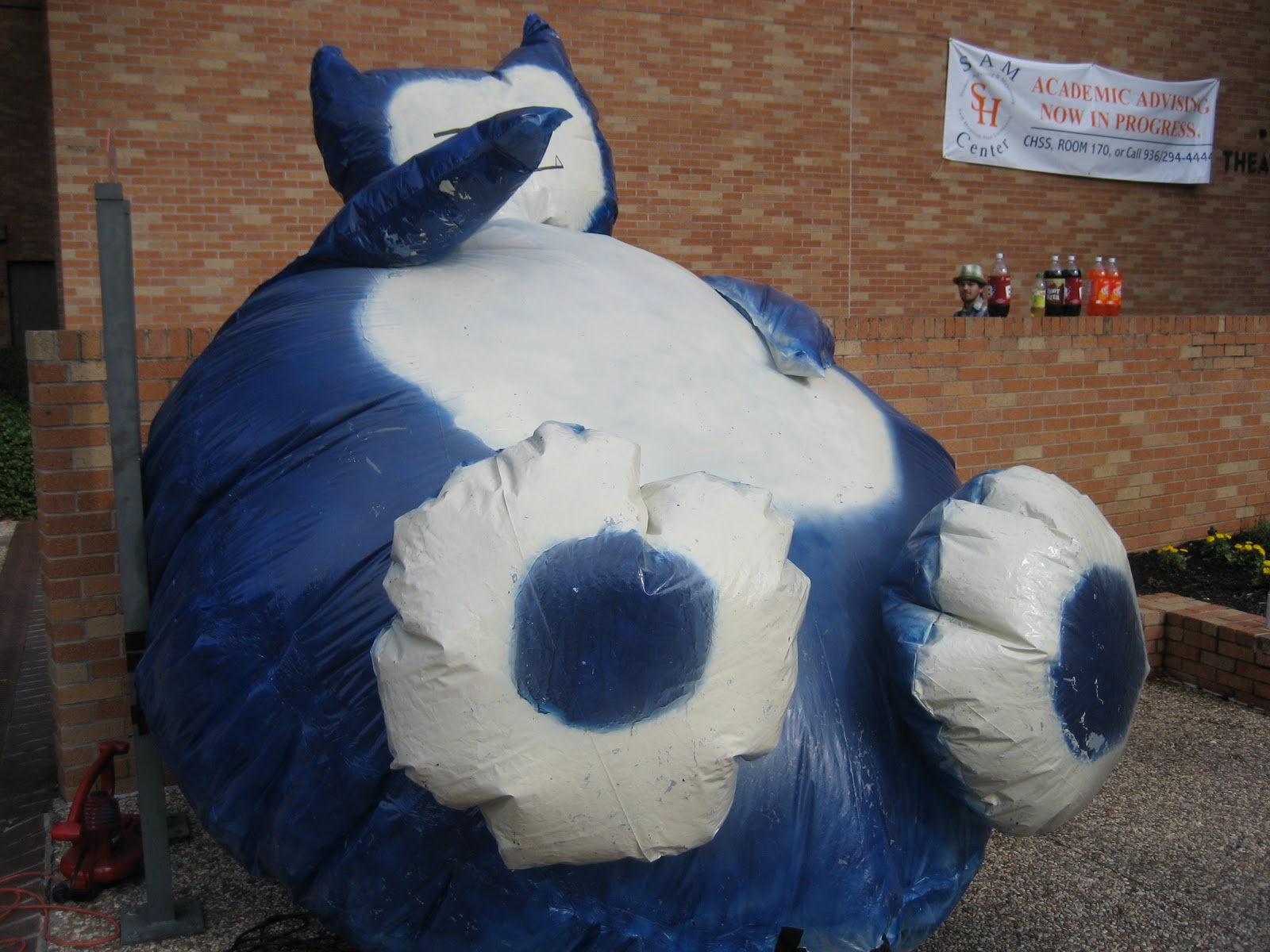 Fred Corbin Wash Blog: Inflatable snorlax