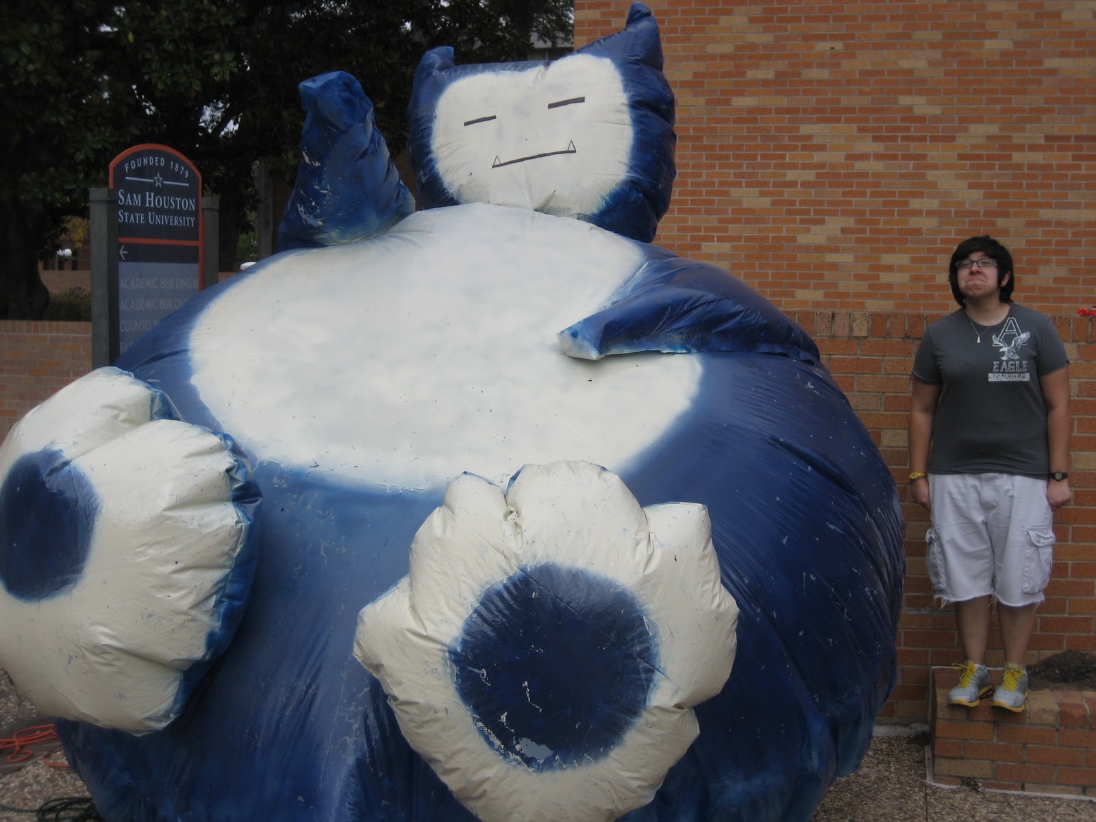 Fred Corbin Wash Blog: Inflatable snorlax