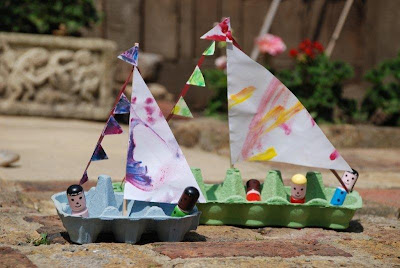 Egg Carton Boats for kids to make! - Red Ted Art - Make crafting with ...