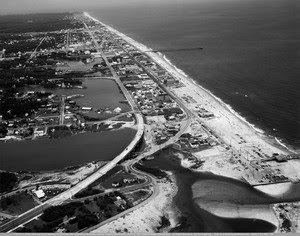 Virginia Beach Photographer: Rudee Inet Jetty Surf Photo 1967 Steel Pier