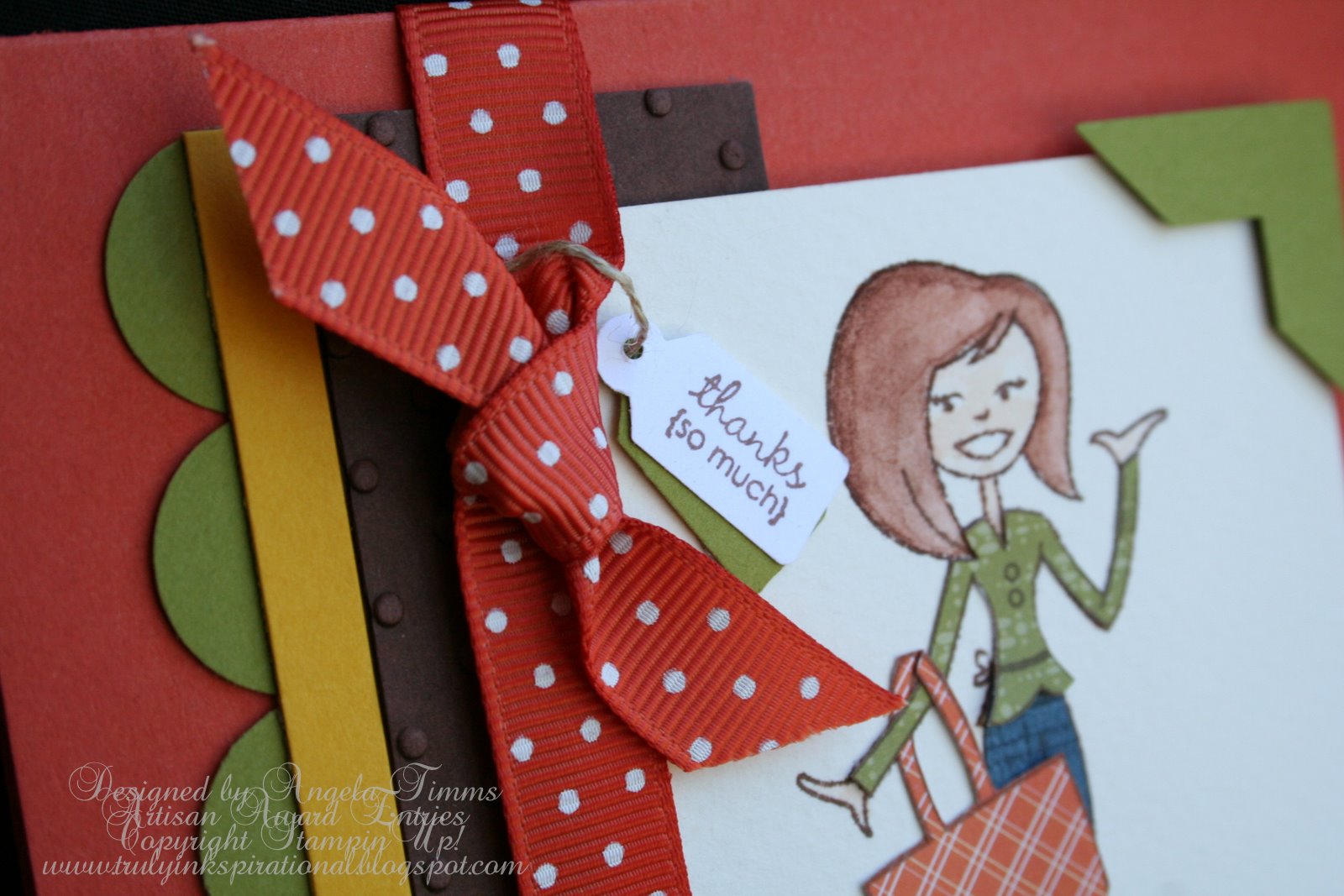 Truly Inkspirational: Artisan Award Project # 5 Totally Tess Card.