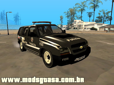 Mods GTA San Andreas: Chevrolet Blazer 2010 PMESP ROTA