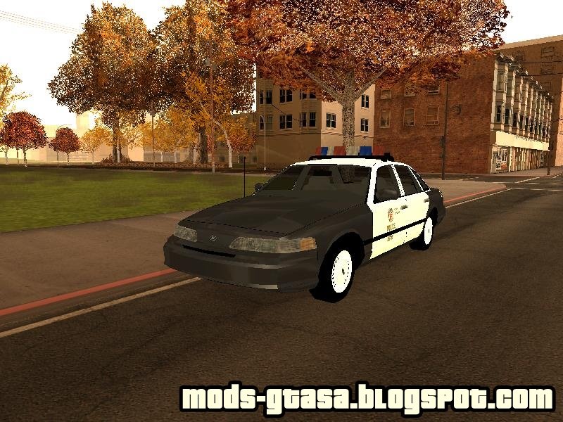Mods GTA San Andreas: Crown Victoria 92 LAPD