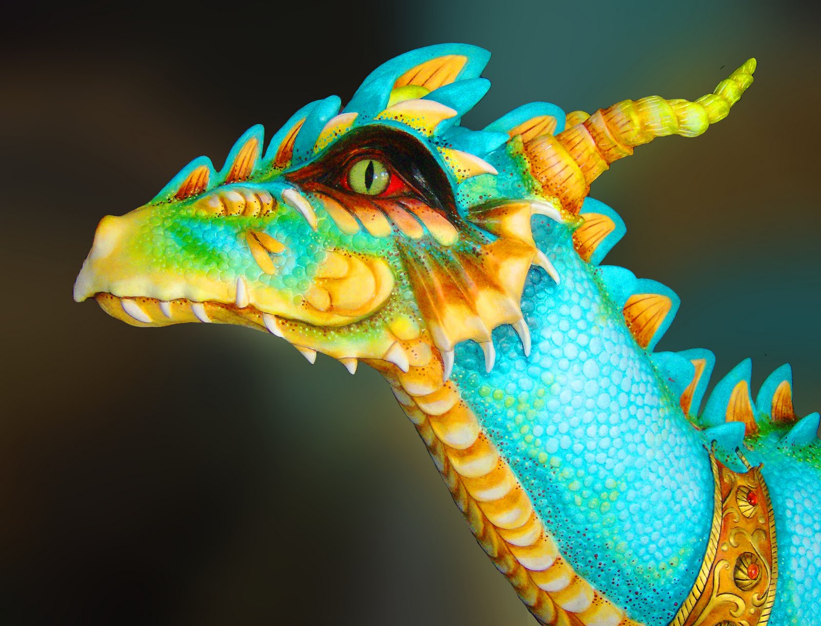 Art Gecko Studio: Turquoise Dragon