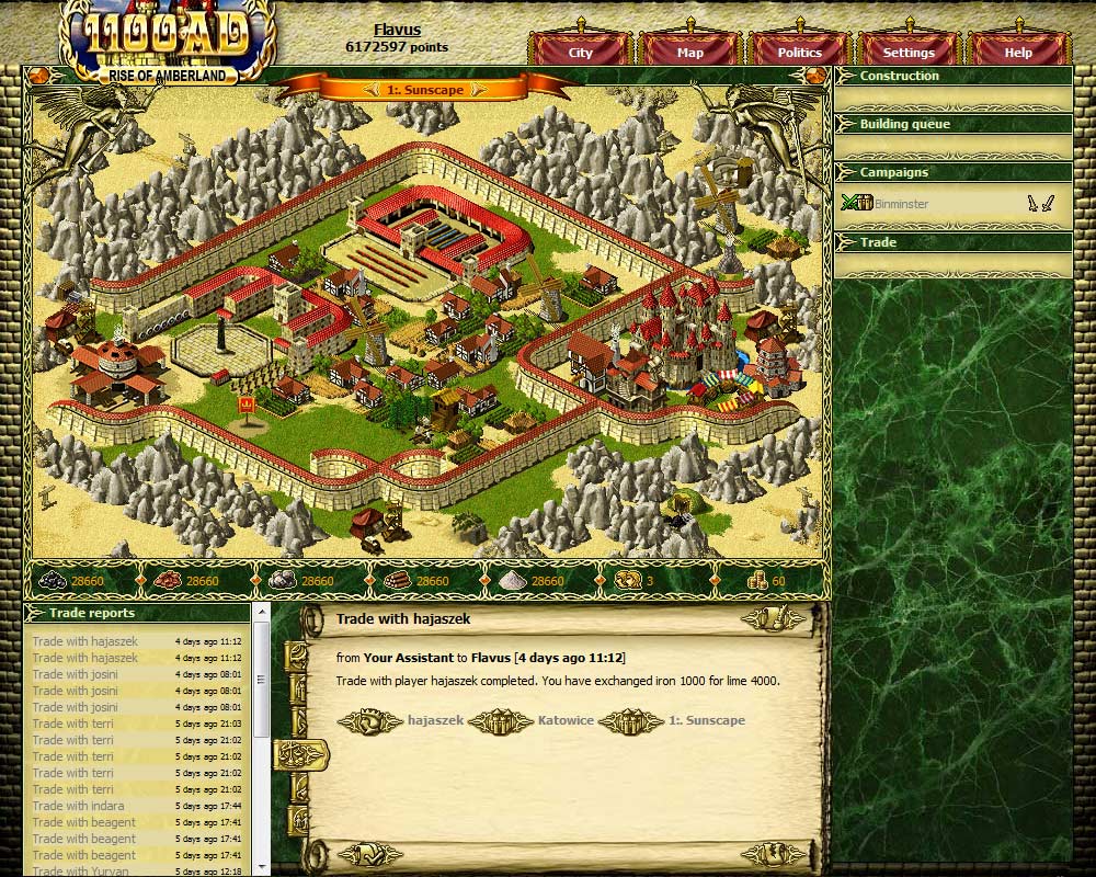 1100AD обзор браузерной онлайн игры