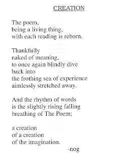 Derek's Debris: Nog - Guerilla Poetry.....