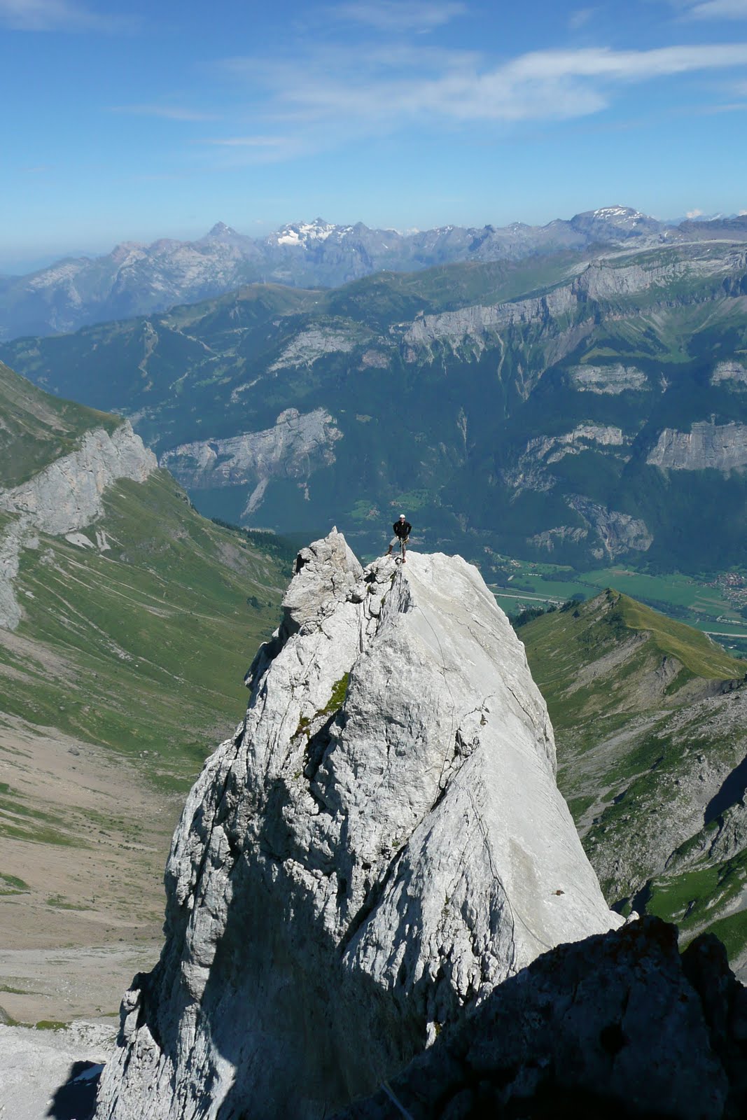 Nos voyages au pays des cîmes: Pointe Percée: Voie du Trou