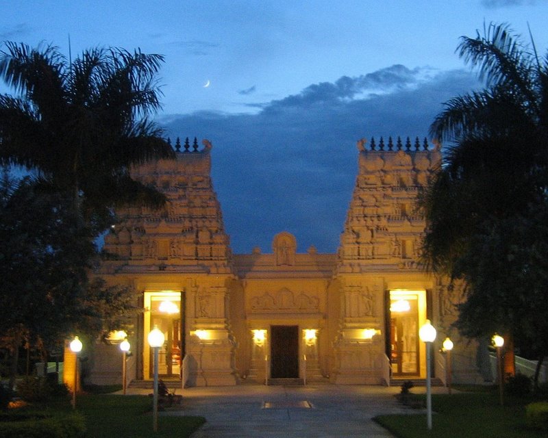 HINDU TEMPLES OUTSIDE INDIA: Shiva Vishnu Temple of South Florida Inc ...