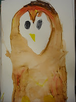 One Crayola Short: Owl Marker Paintings