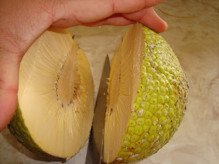 Samoan Cooking: Fa'alifu Ulu... Cooked Breadfruit in Coconut Milk :)