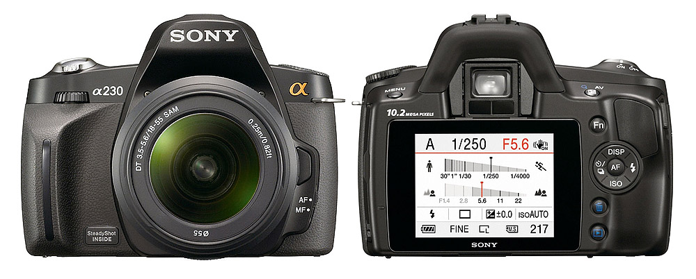 camera shope: Brand New Sony A230 DSLR-18-55mm kit