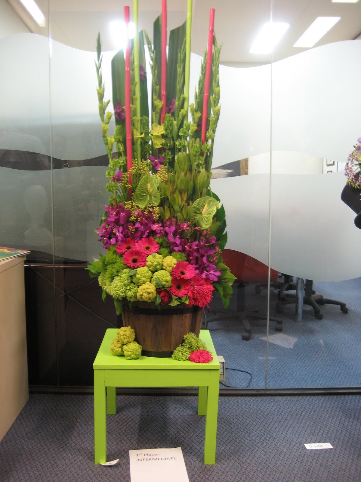 My Florist Diary: AFA floral design competition 1st place winning piece