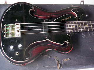 Vintage Ampeg AMB1 Scroll Bass: 2 more pictures