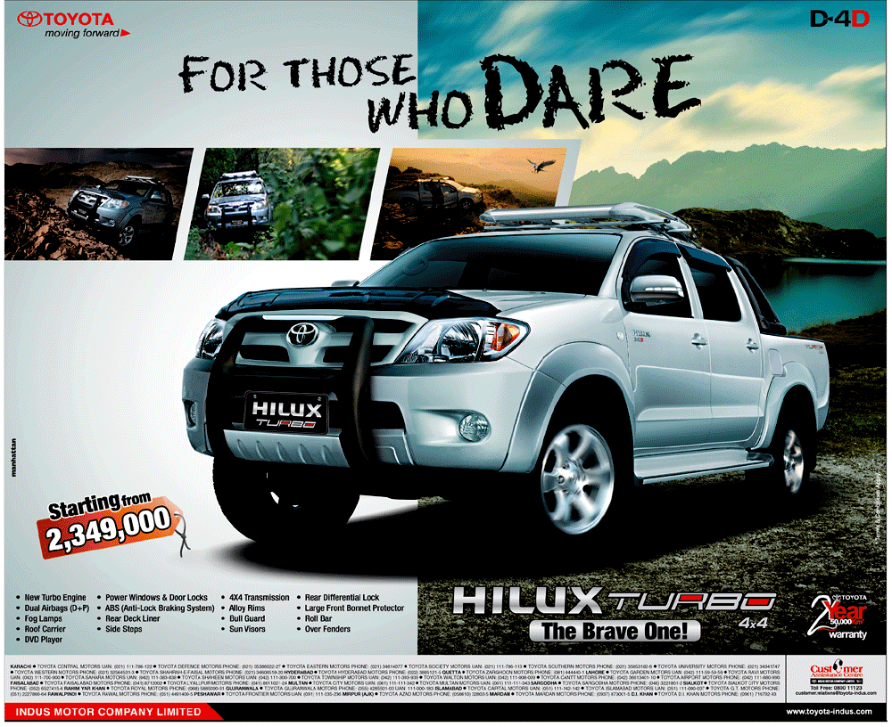 Toyota HILUX Turbo ~ Advertising Today