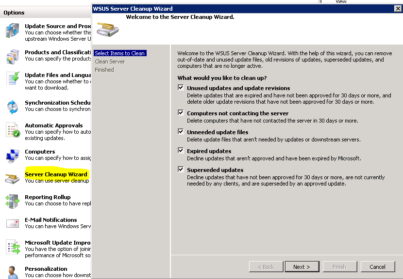 CryptoLive's Attic: WSUS Cleanup CryptoLive's Attic: WSUS Cleanup