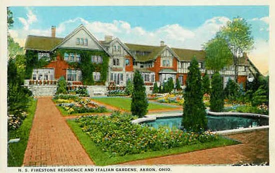 The Long Gallery: Homes of the Rubber Barons: Harvey Firestone's Harbel ...