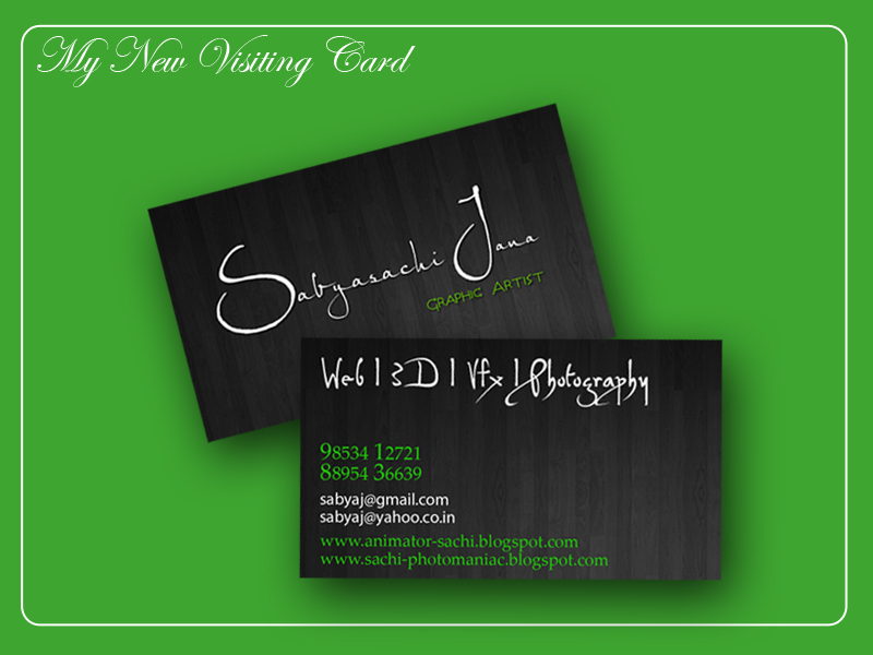 ANIMATION WORLD: visiting card