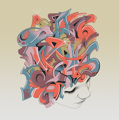 Thirsty Fly: Graffiti Head