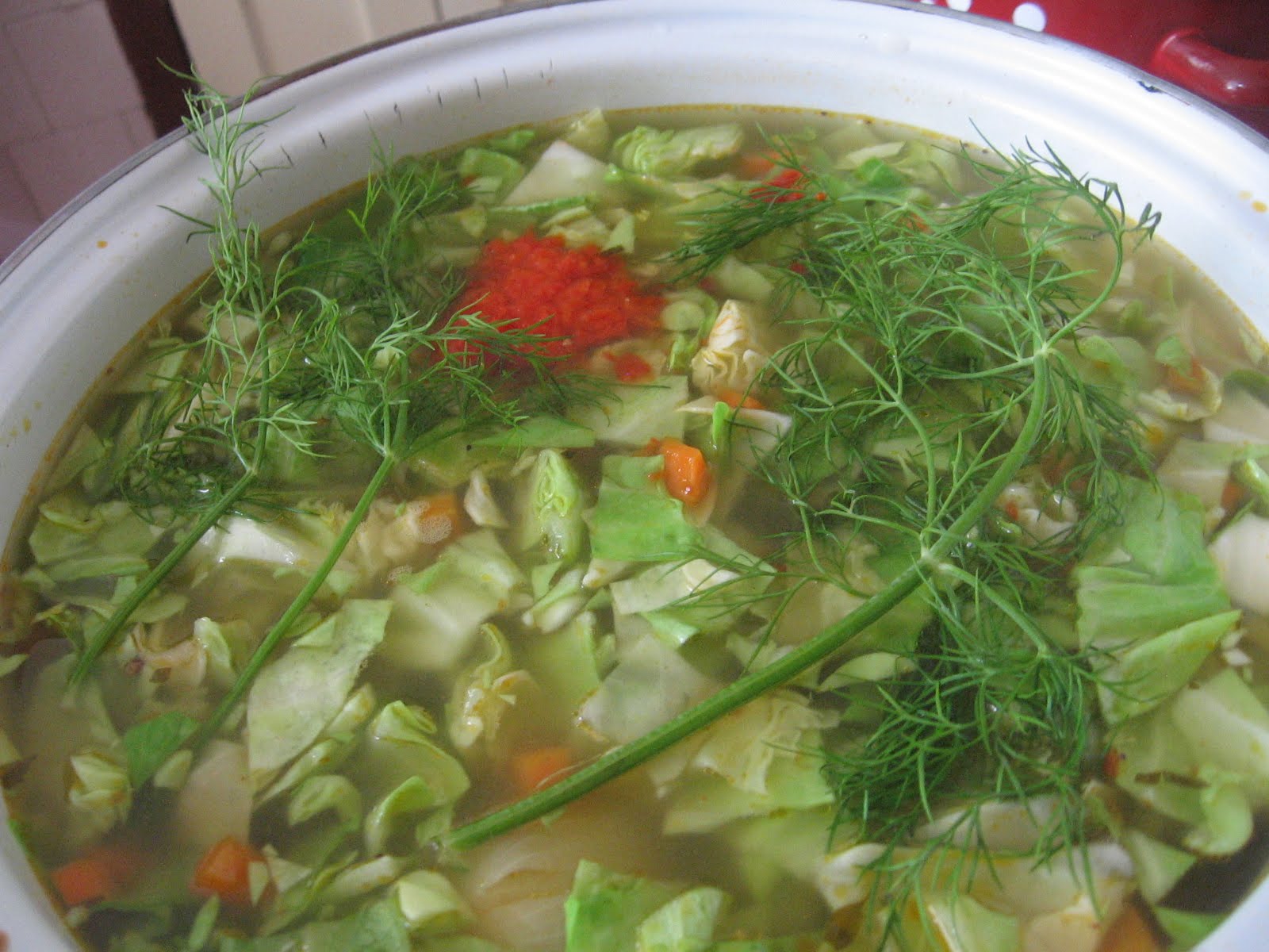 Ciorba de varza dulce cu lapte prins « In Bucatarie La Sidy