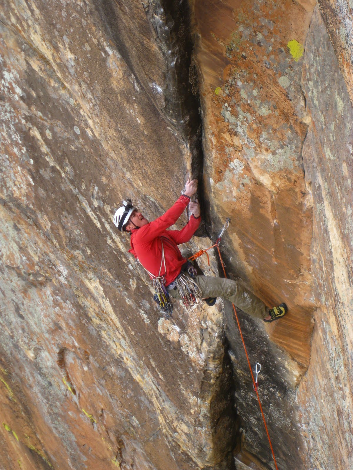 Dan Hughes: Free Climbing Rainbow Wall (Red Rocks)