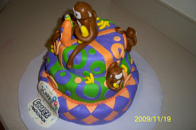 "Grace of Cakes": Monkey Joe's Birthday cake