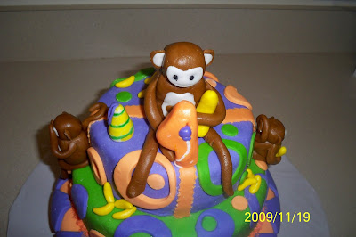 "Grace of Cakes": Monkey Joe's Birthday cake