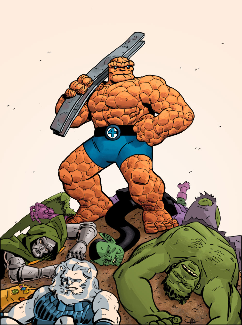 Comic Twart: THE THING by Evan Shaner