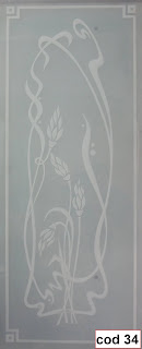 GEAMURI SABLATE DECORATIVE: MODELE SABLATE