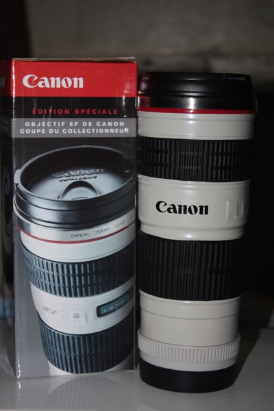 pusang maganda: canon lens mug