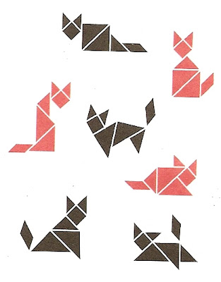 Baú das Dobraduras: Tangram 5: Gatos