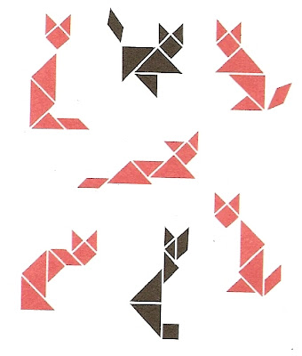 Tangram 5: Gatos