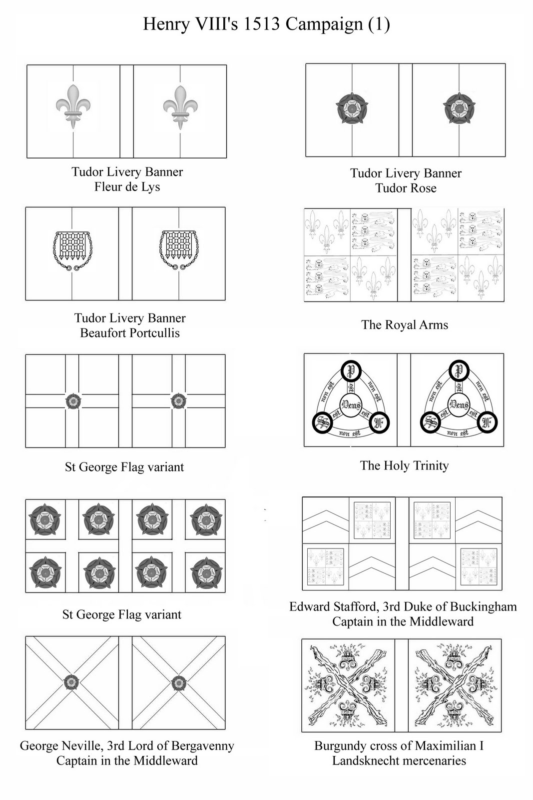 Army Royal: Tudor Flags