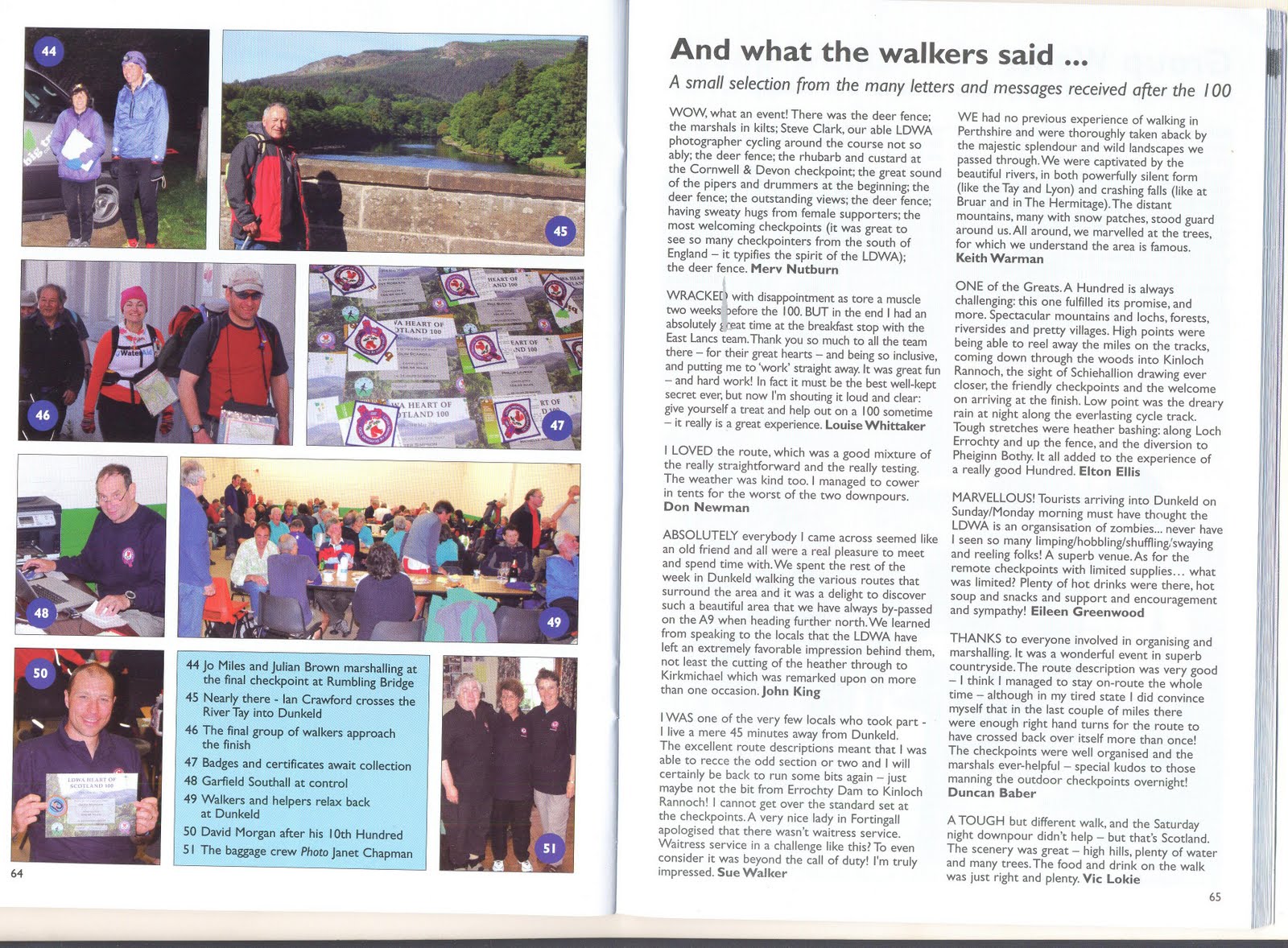 eight-one-one-seven: Heart of Scotland 100 in the LDWA Strider magazine