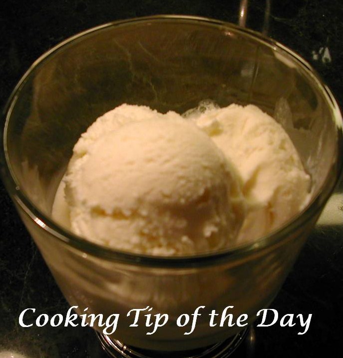 Cooking Tip of the Day: Recipe: Vanilla Ice Cream and Basic Ice Cream ...
