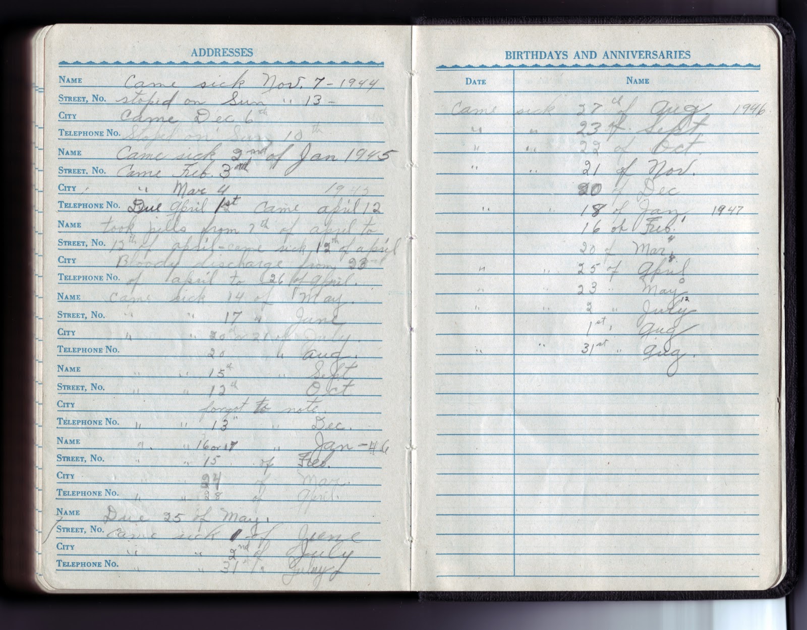Bailey Nurss and Cousins: 1941 Diary - Part 2