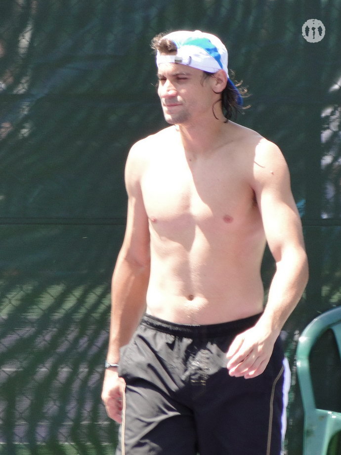 David Ferrer at Miami Open 2010 - Shirtless Men at groopii