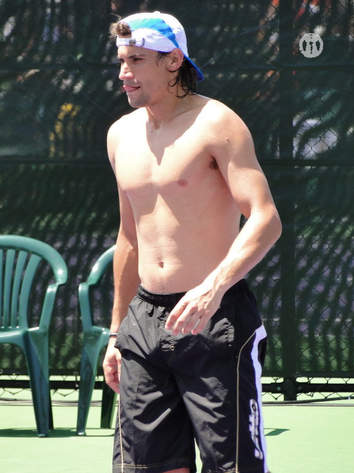 David Ferrer at Miami Open 2010 - Shirtless Men at groopii